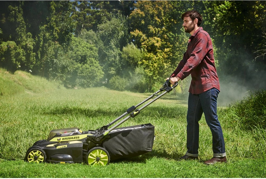 Ryobi RY36LMX51A-160 36V Bezuhlíková akumulátorová sekačka na trávu šířka záběru 51cm (1x6.0Ah)