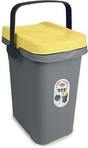 STEFANPLAST Odpadkový koš Home Eco System 7 l, žlutý