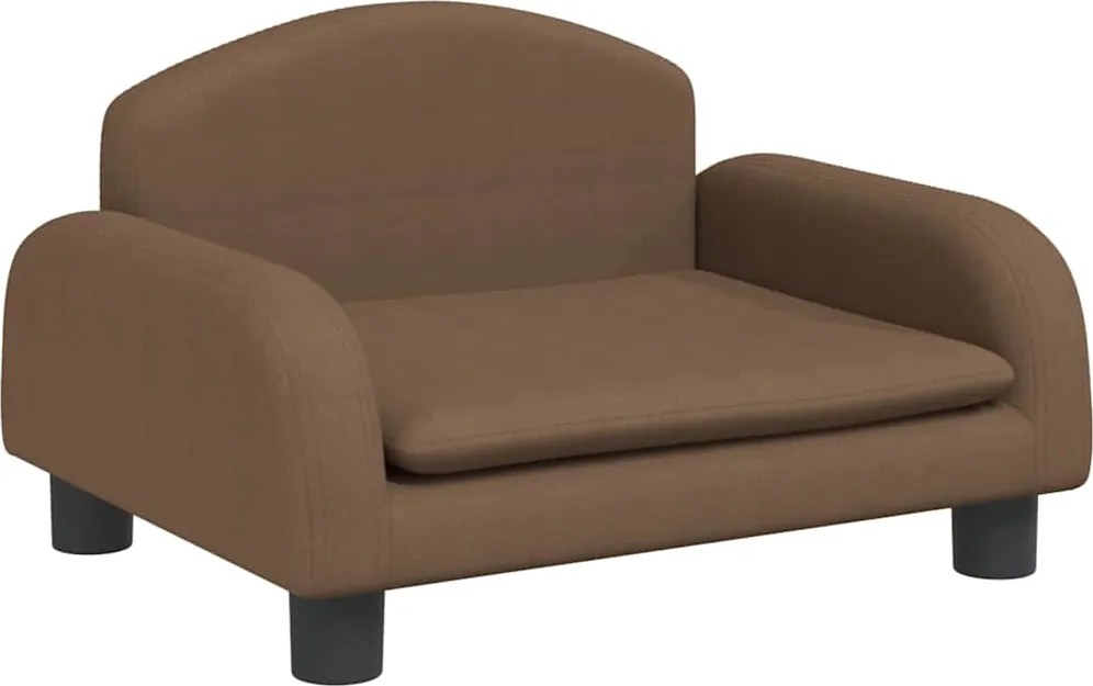 Pelíšek pro psy hnědý 50 x 40 x 30 cm textil 171973