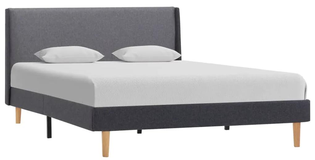 Rám postele Sparkman - šedý textil | 120x200 cm