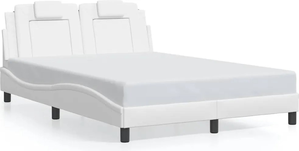 Rám postele Viana bez matrace bílý 140x190 cm umělá kůže 3208090