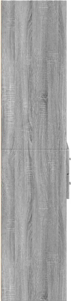 Skříň highboard šedá sonoma 70 x 42,5 x 185 cm kompozitní dřevo 3281467