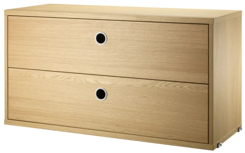 String Komoda String Chest With Drawers 78 x 30, oak