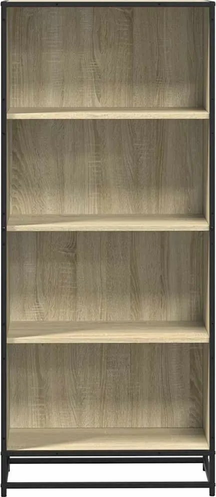 Knihovna dub sonoma 60 x 35 x 139 cm kompozitní dřevo 3300841