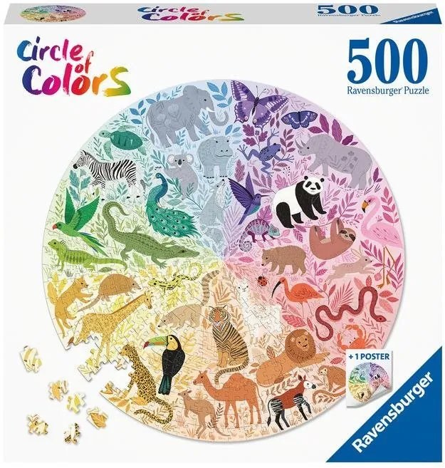 Puzzle ravensburger puzzle 171729 zvířata 500 dílků