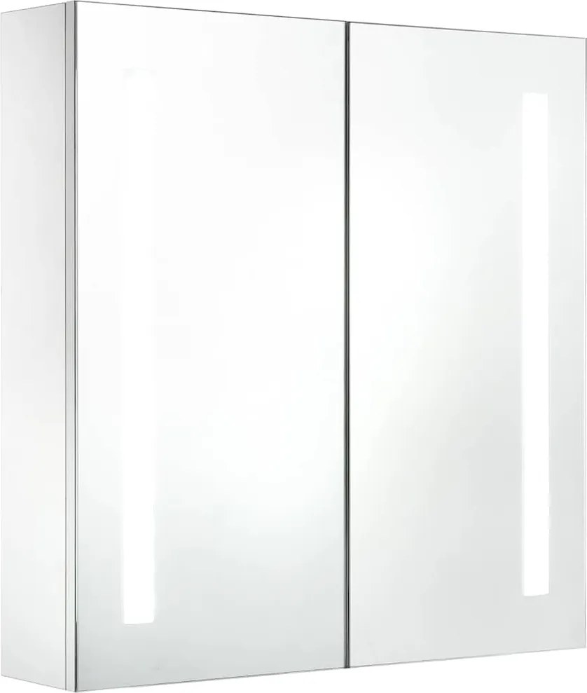 LED koupelnová skříňka se zrcadlem 60 x 14 x 62 cm 285125