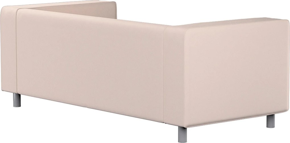 Potah na pohovku IKEA  Klippan 2-místná barva růžová látka pletený vzor