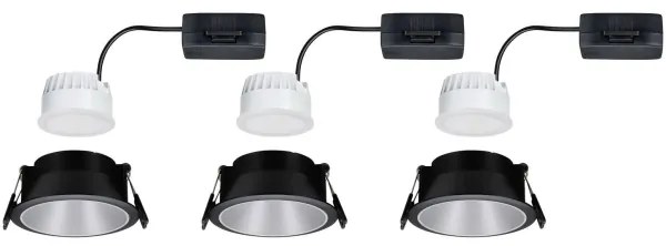 Paulmann 93408 - SADA 3xLED/6,5W IP44 Stmívatelné koupelnové svítidlo COLE 230V