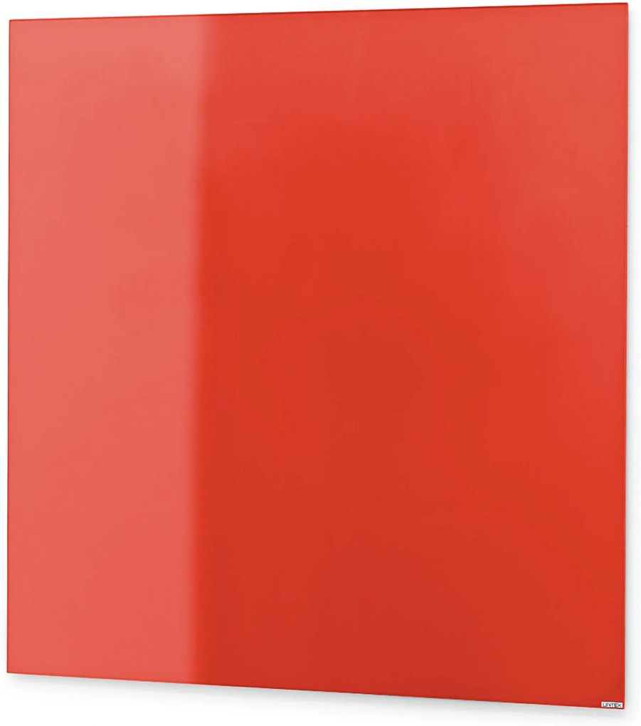 AJ Produkty Skleněná magnetická tabule Stella, 500x500 mm, pastelově červená