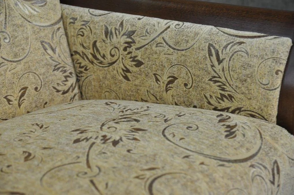 FN Sedací souprava Jana - Vita beige/dř. ořech