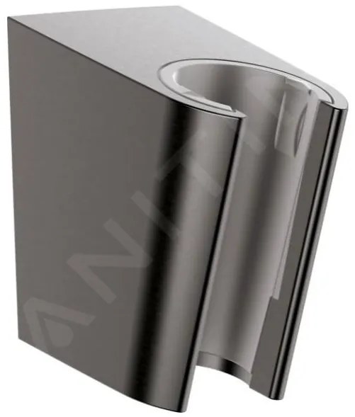 Hansgrohe Držáky, sprchový držák Porter S, kartáčovaný černý chrom, HAN-28331340