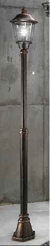 OR AL 11K/360.PF5 Venkovní sloupkové svítidlo 1x100W E27, černá měď, IP44,pr. 25cm - ORION