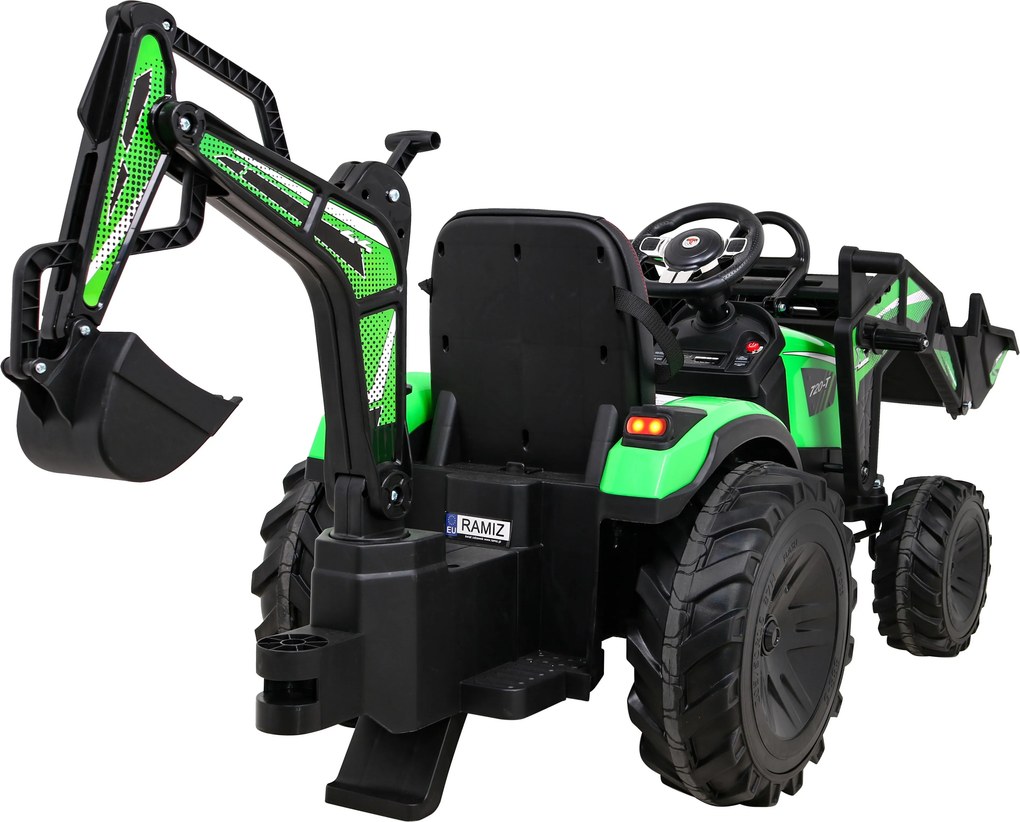 Ramiz Traktor s přívěsem 720-T zelený