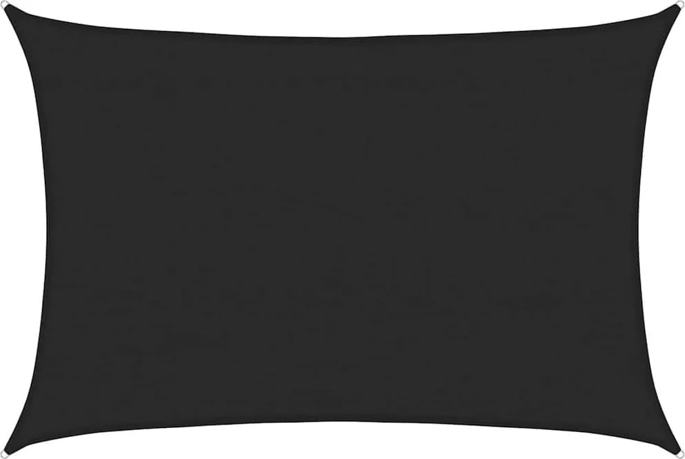 Stínící plachta 160 g/m² černá 4 x 6 m HDPE 311739