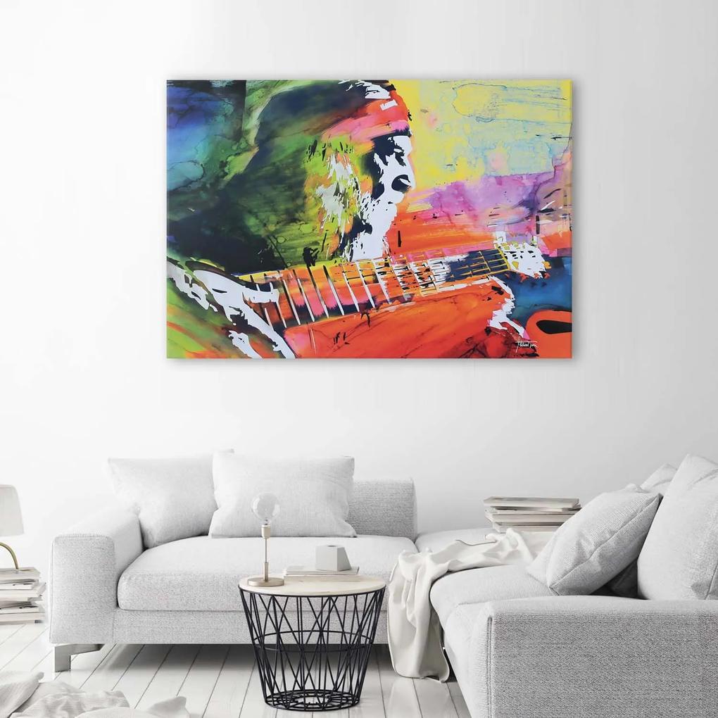 Gario Obraz na plátně Kurt Cobain - abstraktní Rozměry: 60 x 40 cm