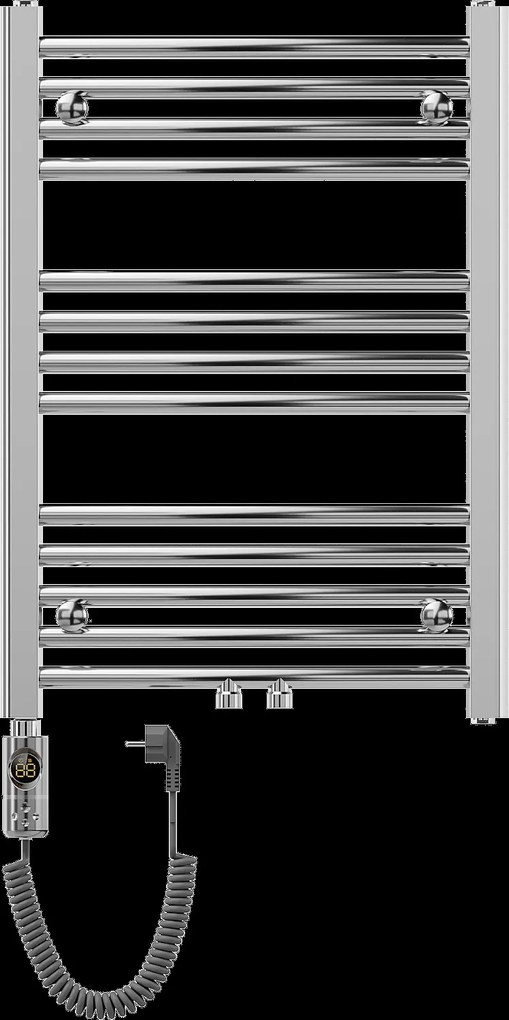 Mexen Ares, elektrické topné těleso 700 x 500 mm, 300 W, chromová, W102-0700-500-2300-01