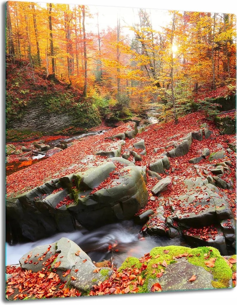 Skleněná Deska Panelová Deska 40x52 Krajina Kuchyně Tvrzené Sklo 7v1