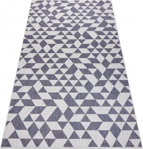 Kusový koberec Sion Sisal Triangles 22373 ecru/blue-pink – na von aj na doma, 80x150, viacfarebná, chodba / predsieň, Dywany Łuszczów