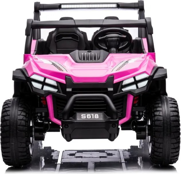 LEAN CARS Elektrické autíčko S618 růžové 4x4