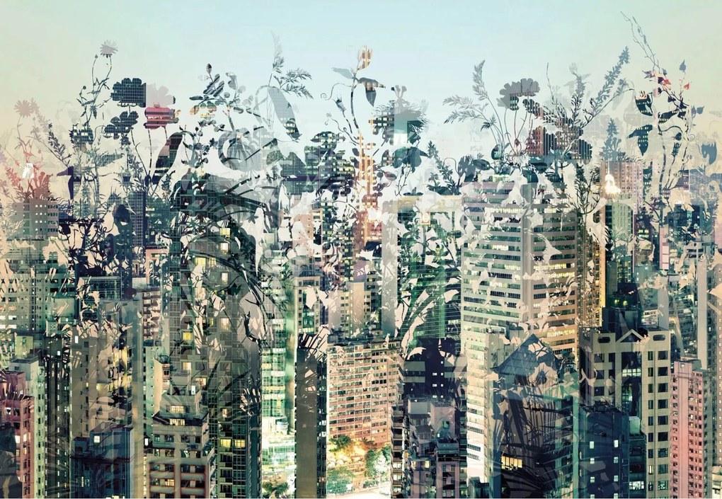 Komar Papírová fototapeta Urban Jungle, 368 x 254 cm