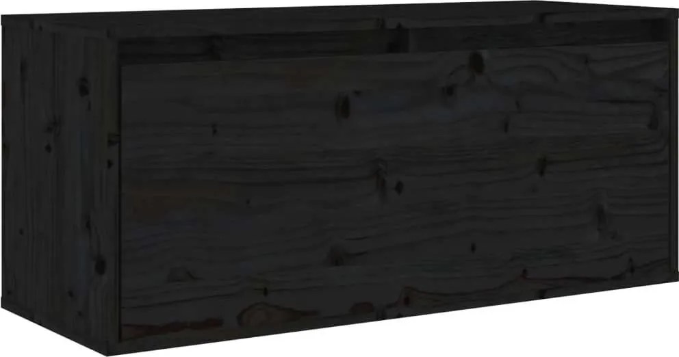 vidaXL TV skříňky 3 ks masivní borové dřevo [3100138] Barva: Bílá
