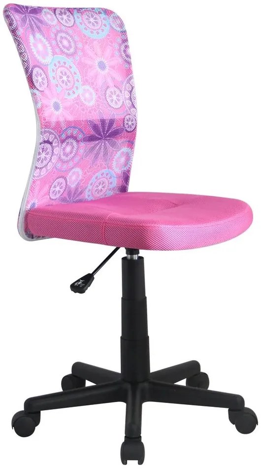 Halmar Dětská síťovaná židle Dingo, růžová