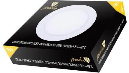 NEDES led podhledové zápustné svítidlo LPL111, 6W, 2800K