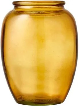 Bitz Skleněná váza Kusintha 13cm Amber