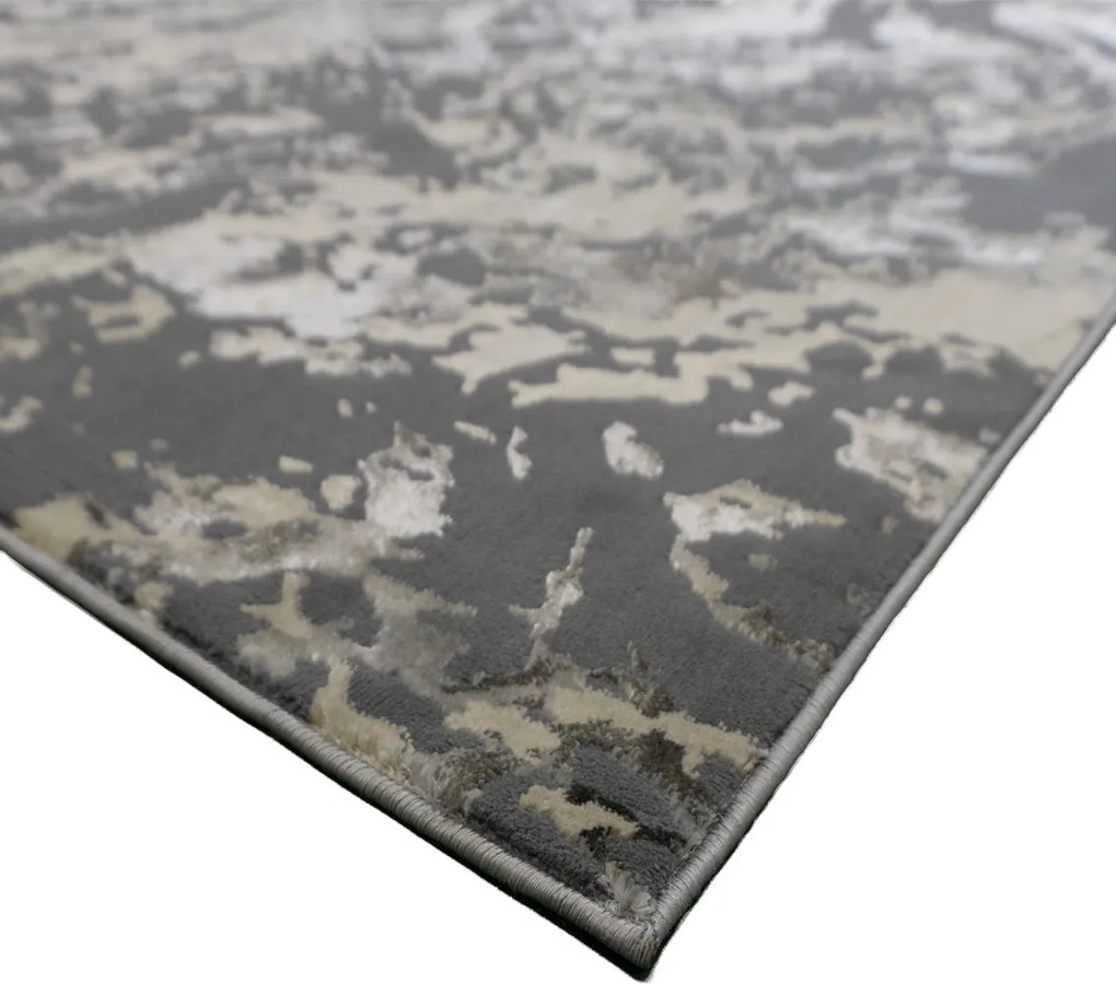BE Koberec Esprit 3606 GREY - šedý obdélníkový Rozměr: 200x290 cm