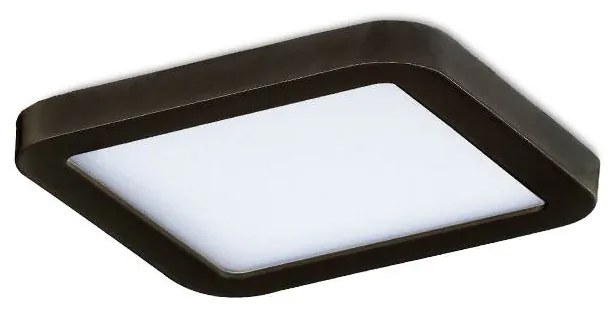 Stropní LED osvětlení do koupelny SLIM 9 SQUARE, 6W, teplá bílá, 8,5x8,5cm, hranaté, černé, IP44 Azzardo SLIM 9 SQUARE AZ2833