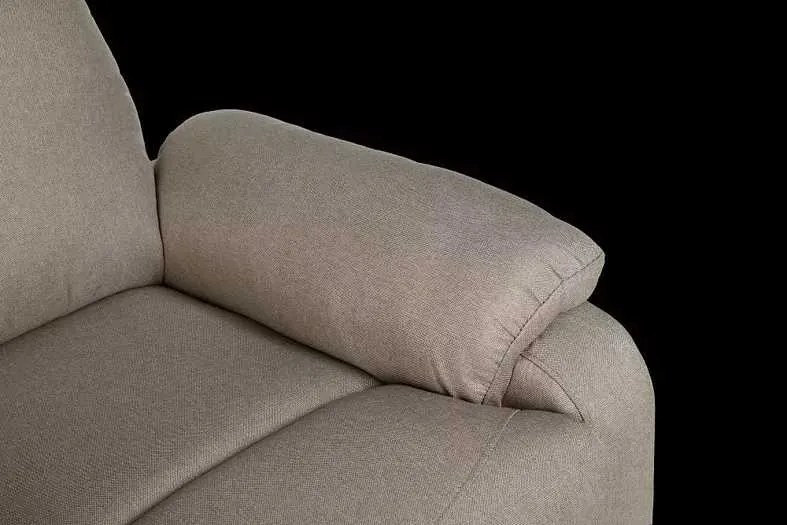 LuxuryForm DESIGN Televizní křeslo CARLOS s polohováním - béžové