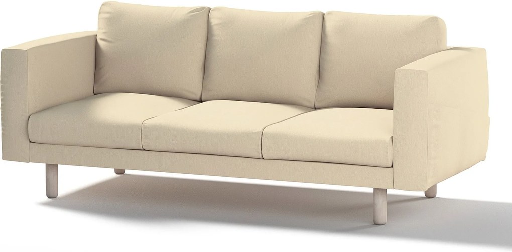 Potah na pohovku IKEA Norsborg 3-místná barva krémová látka lesklé, pletený vzor