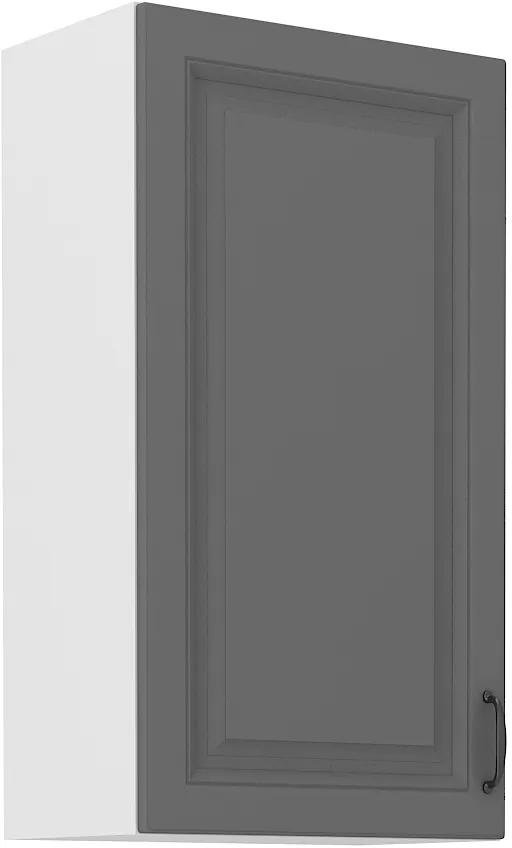 STL 50 cm skříňka horní jednodveřová STILO II (výška 90 cm) Barevné provedení STILO: Bílá / Bílá