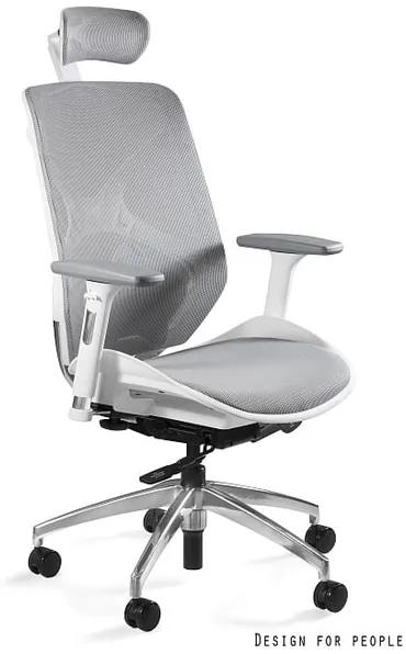 UNIQUE Kancelářská židle HERO, bílá/síťovina