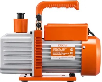 vakuové čerpadlo 170 l/min HVAC 2stupňové rotační lamelové Včetně oleje