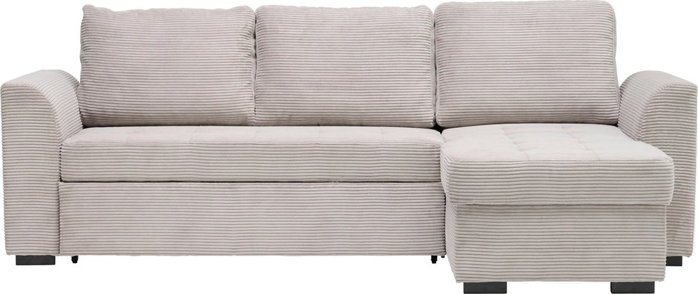 XXXLutz ROHOVÁ SEDAČKA, textil, světle šedá Xora - Sedací soupravy - 002991003510