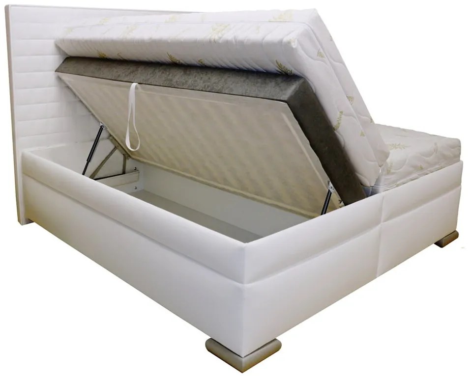 Postel boxspring premium LUIGI výroba na zakázku, český výrobek