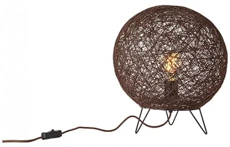 PAPYRUS stolní lampa HNĚDÁ Brilliant 93736/20 4004353329517
