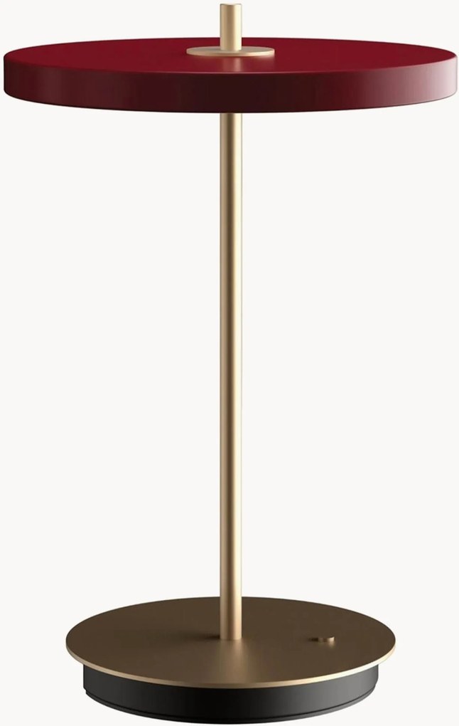 Malá přenosná stolní LED lampa Asteria Move, stmívatelná