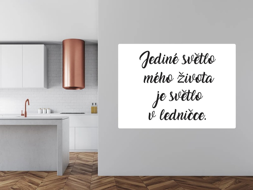 Jediné světlo samolepka na zeď šíře 45 cm