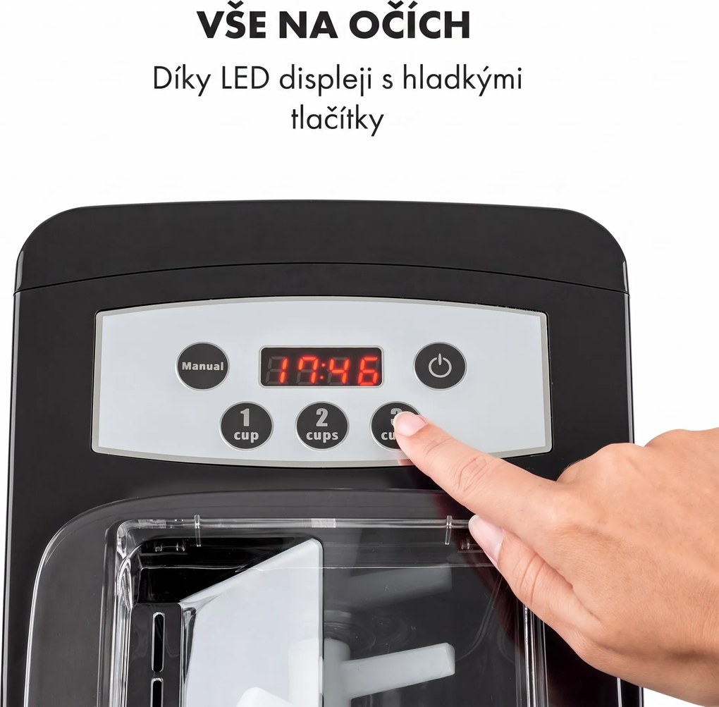 Klarstein Pastamania stroj na těstoviny 260W 7 nástavců 500 g 60 dB LED