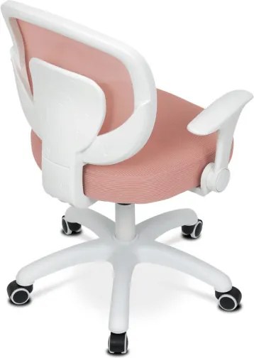 Dětská otočná židle růžová KA-K1062 PINK