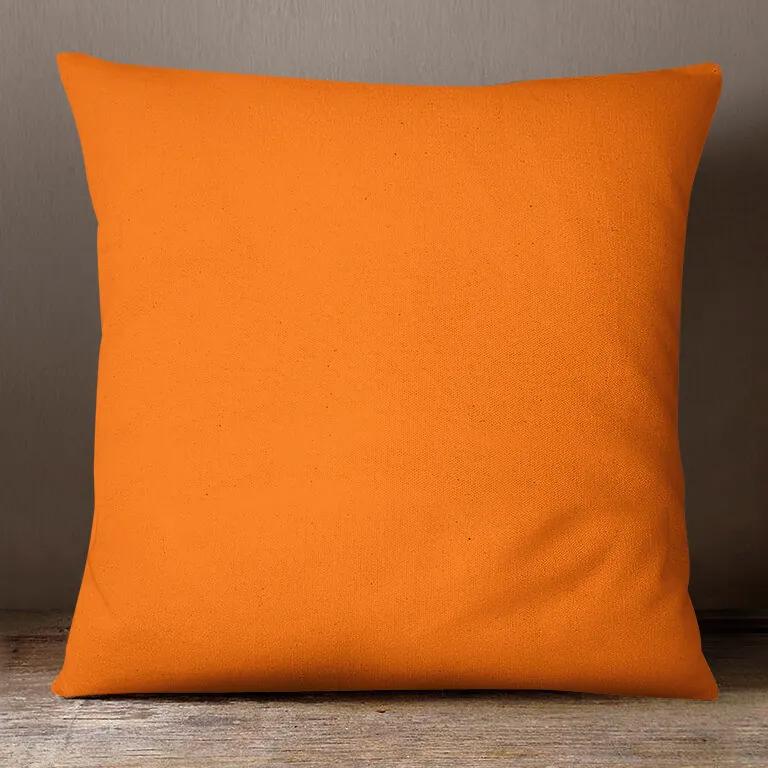 Goldea bavlněný povlak na polštář - oranžový 45 x 45 cm
