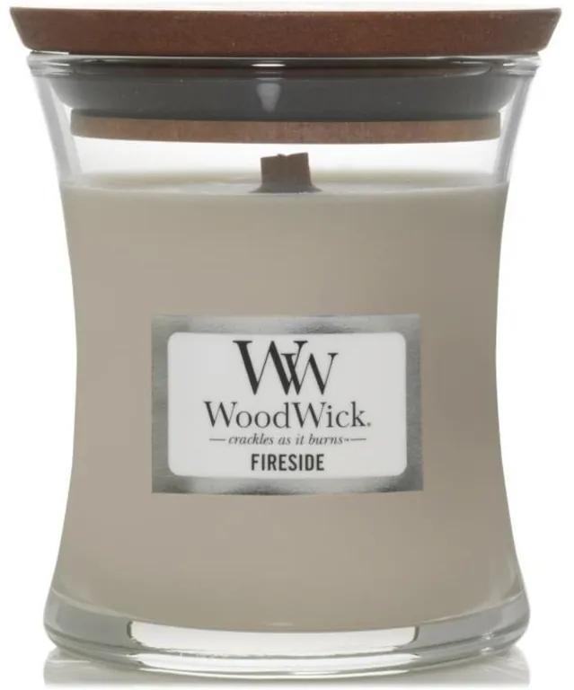 WoodWick – svíčka Fireside (Oheň v krbu) Velikost: velká 609 g