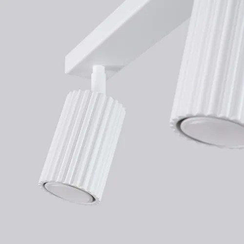 Stropní svítidlo SOLLUX KARBON 2 bílá GU10 2x10W bez žárovek SL.1542