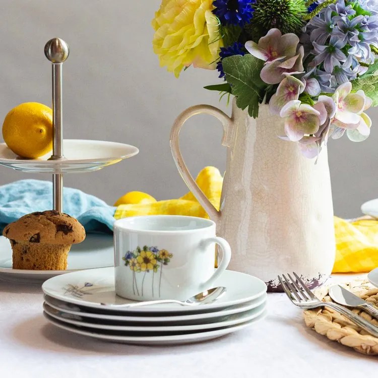 Lunasol - Porcelánový set Wild Flowers 18 ks (453051)