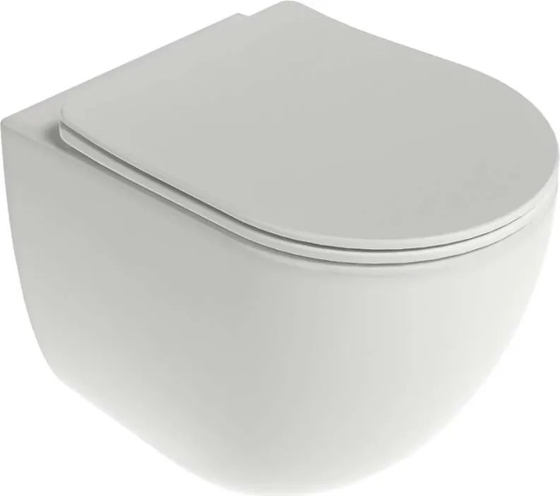 Ravak Chrome - Závěsné WC AquaSpin set, SoftClose, bílá X03121