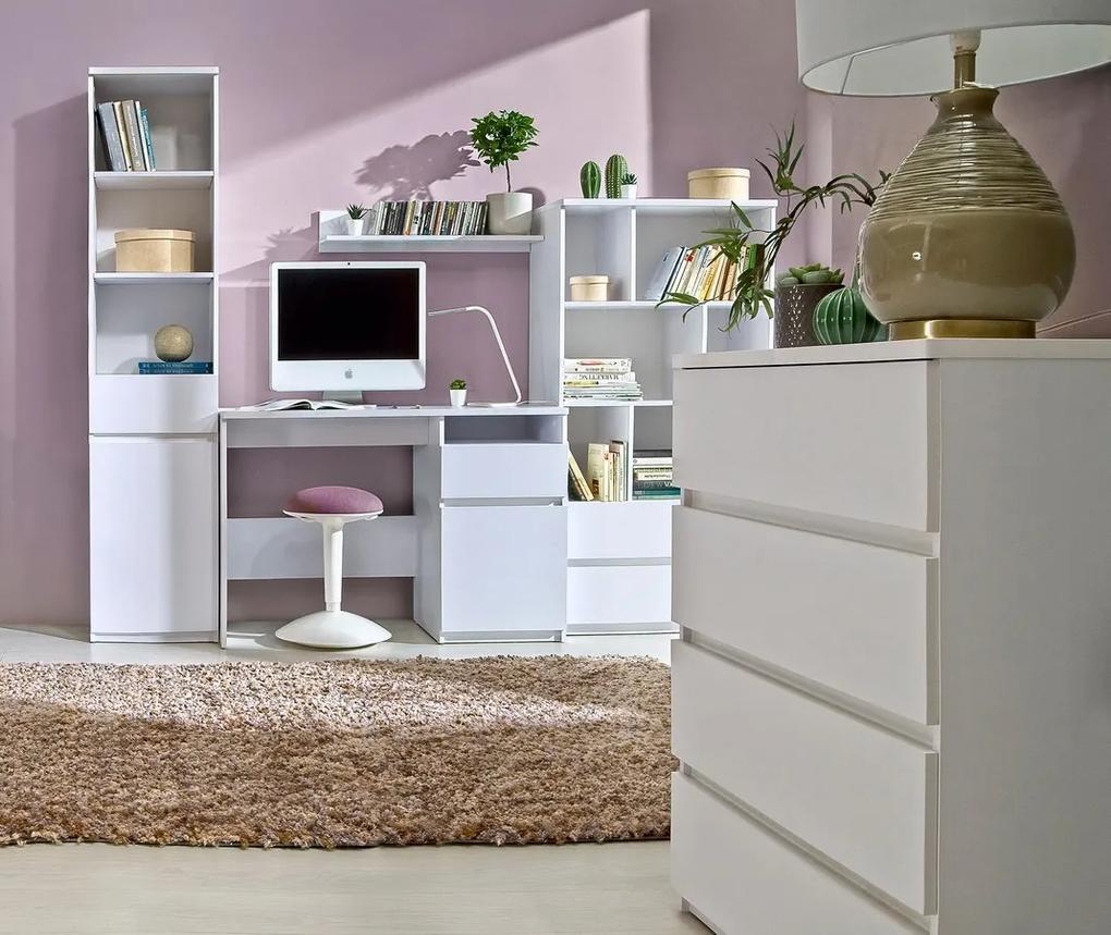 Casarredo - Komfort nábytek Regál ARITZO 03 1D1S se zásuvkou a dvířky, výběr barev | barva: dol-dub-wotan-bílá-arktik