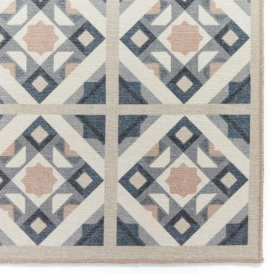 Šedo-krémový pratelný běhoun 61x170 cm Victoria Orange – Think Rugs