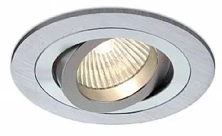 Vestavné svítidlo Aluminio Plata, kart.hliník 7W LED 500lm 3000K 230V - BPM